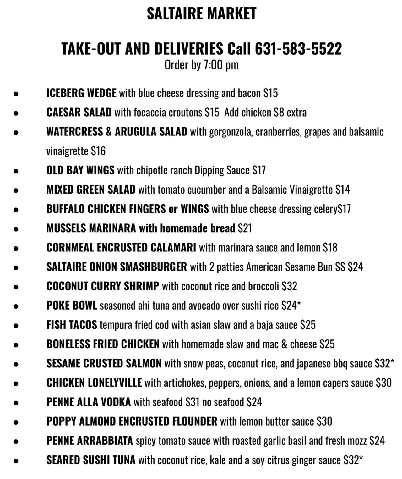 The Saltaire Market | Fresh Food & Groceries Serving Fire Island, NY